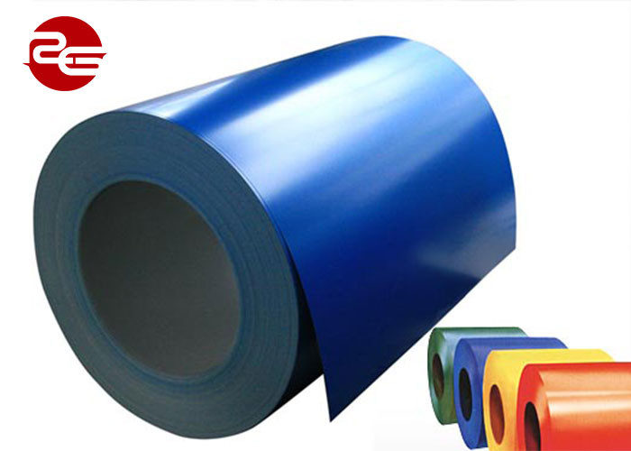 PPGI Colored Steel Sheet With SGCC Raw Material , Ral Colors Pre Coated ...