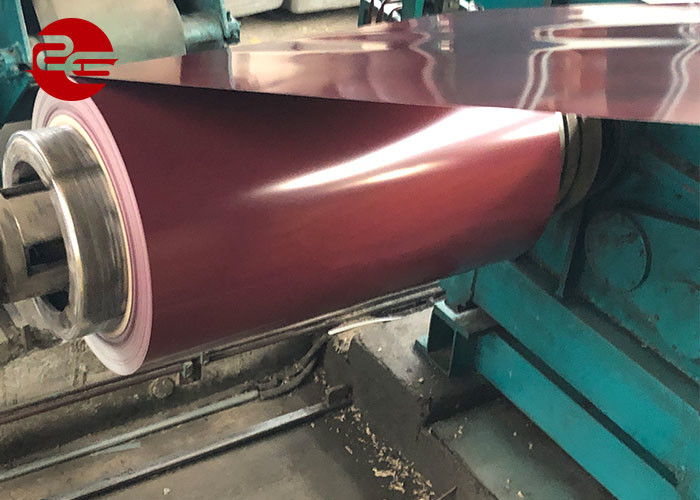 Ral Colors Precoated Steel Sheet With Zinc Coating , 3MT - 5MT PPGI ...